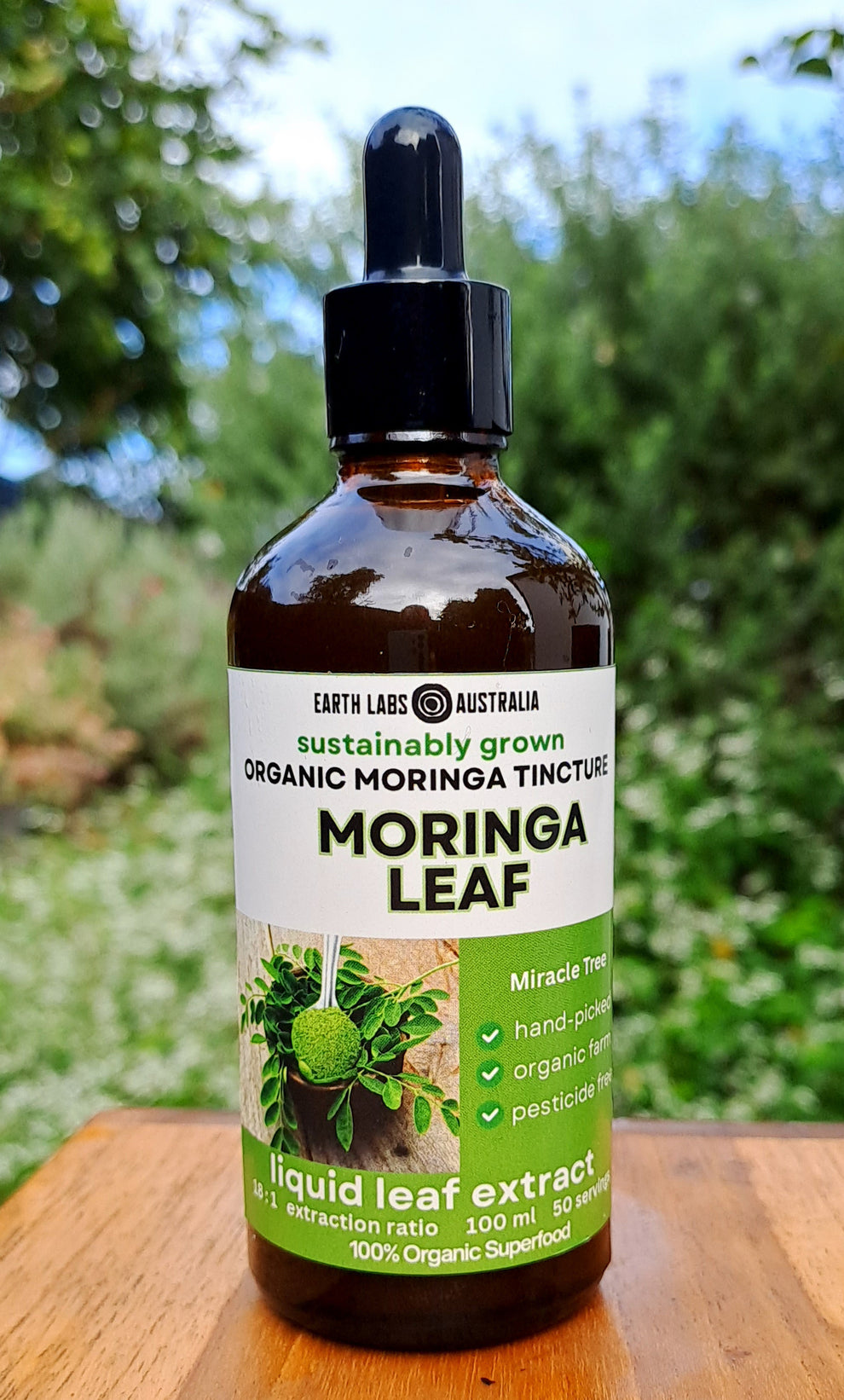 1 Bottle Moringa Tincture 100 ml – Earth Labs Australia